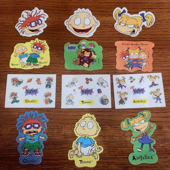 Vintage | Office | Vintage 998 Rugrats Vending Machine Stickers Set Of ...